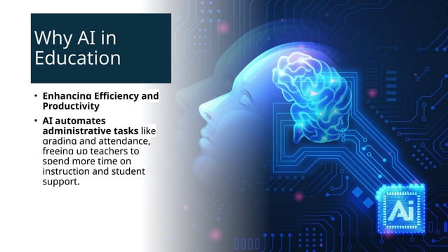 Role of AI (Artificial Intelligence) in Education | PPTX