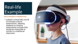 Role of AI (Artificial Intelligence) in Education | PPTX
