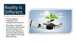 Role of AI (Artificial Intelligence) in Education | PPTX