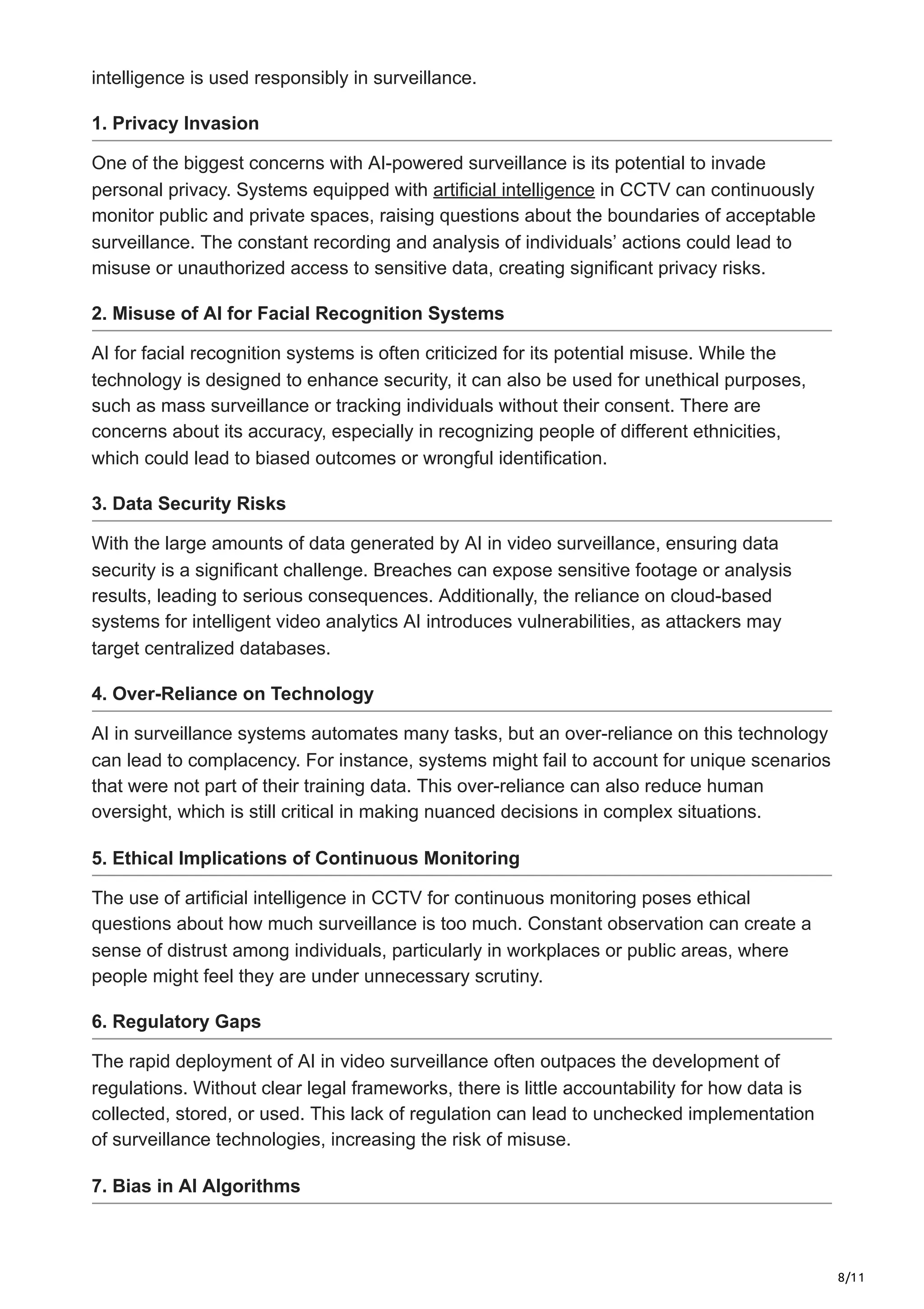 Role of AI in Surveillance System.pdf overview | PDF