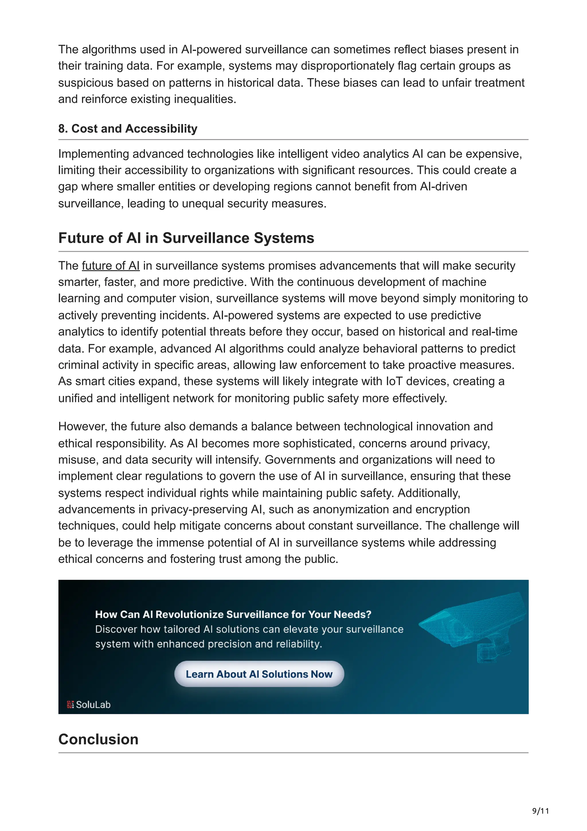 Role of AI in Surveillance System.pdf overview | PDF