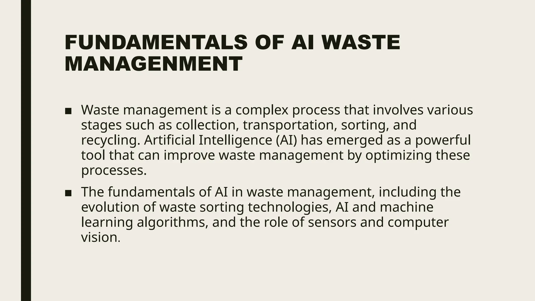 Role of ai in waste sorting and recycling.pptx