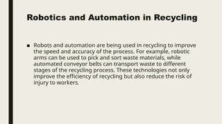 Role of ai in waste sorting and recycling.pptx