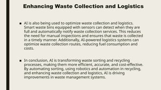 Role of ai in waste sorting and recycling.pptx