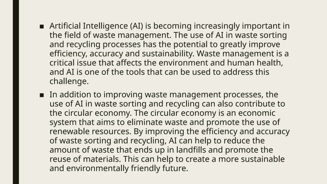 Role of ai in waste sorting and recycling.pptx