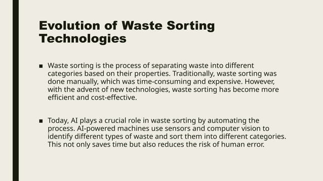 Role of ai in waste sorting and recycling.pptx