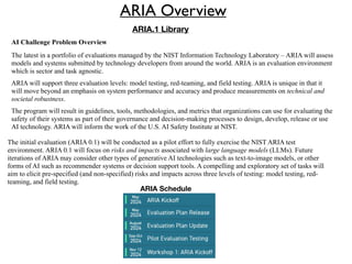 September Update (including NIST ARIA Testing): Role of AI Safety ...