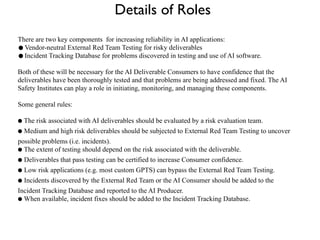 September Update (including NIST ARIA Testing): Role of AI Safety ...
