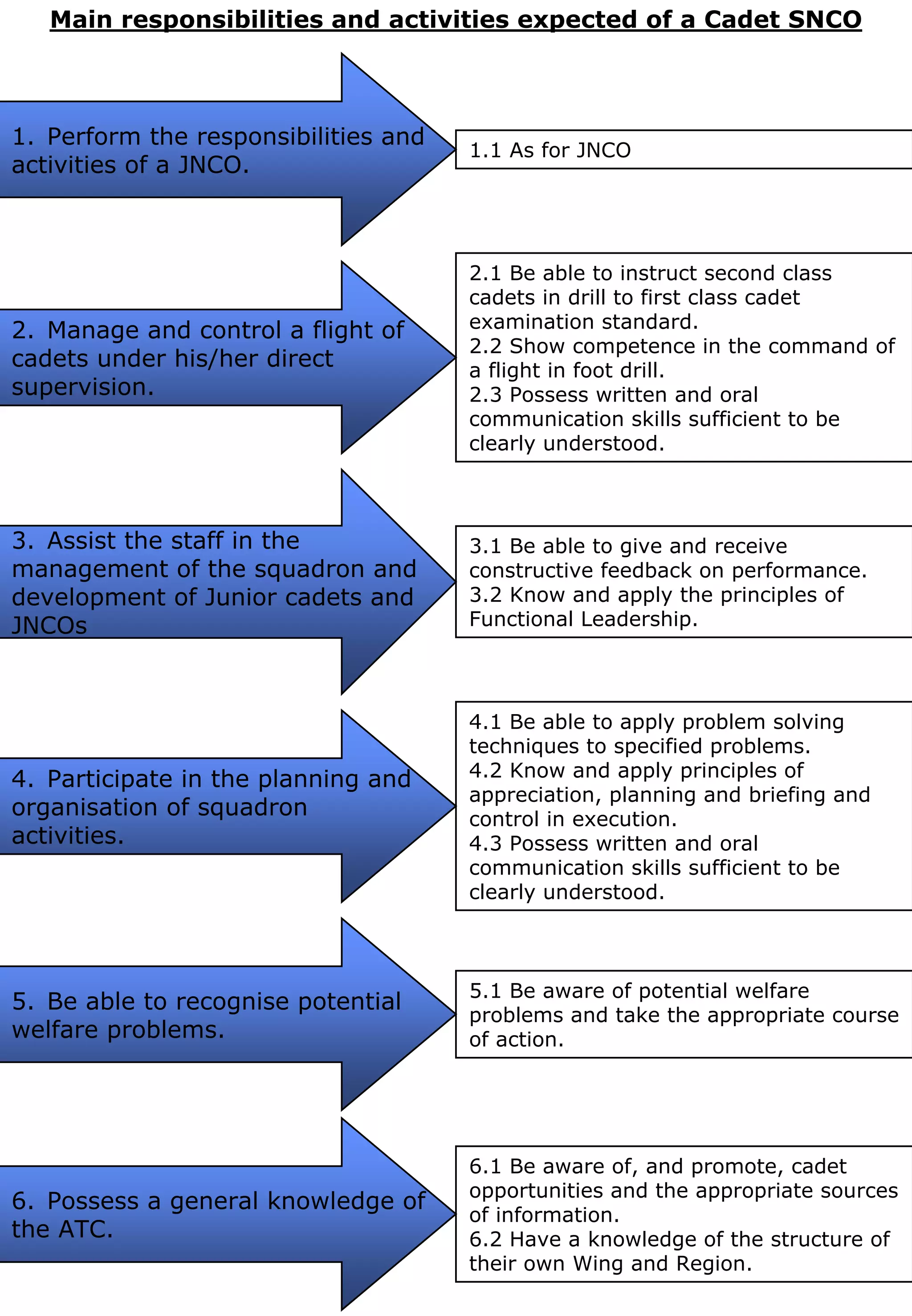 Role Of an NCO Handout | PDF