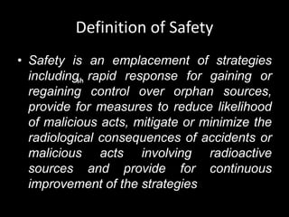 Role of a lawyer in nuclear safety,security and safeguards | PPTX