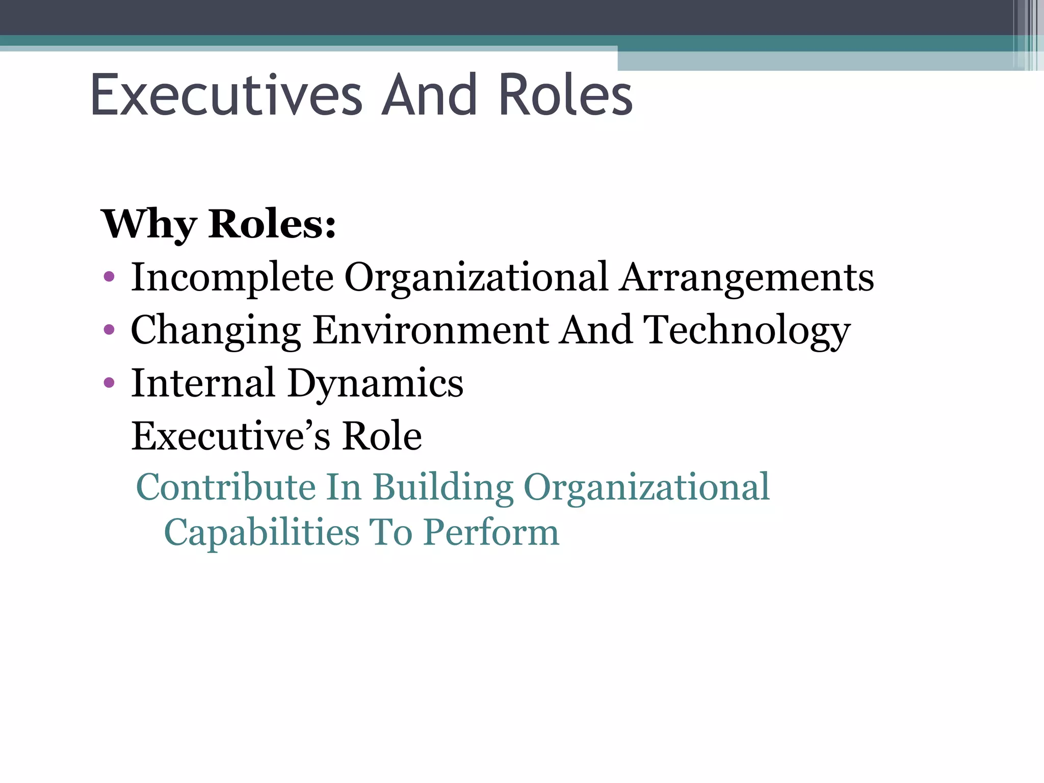 Role Of A Manager | PPT