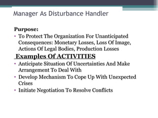 Role Of A Manager | PPT