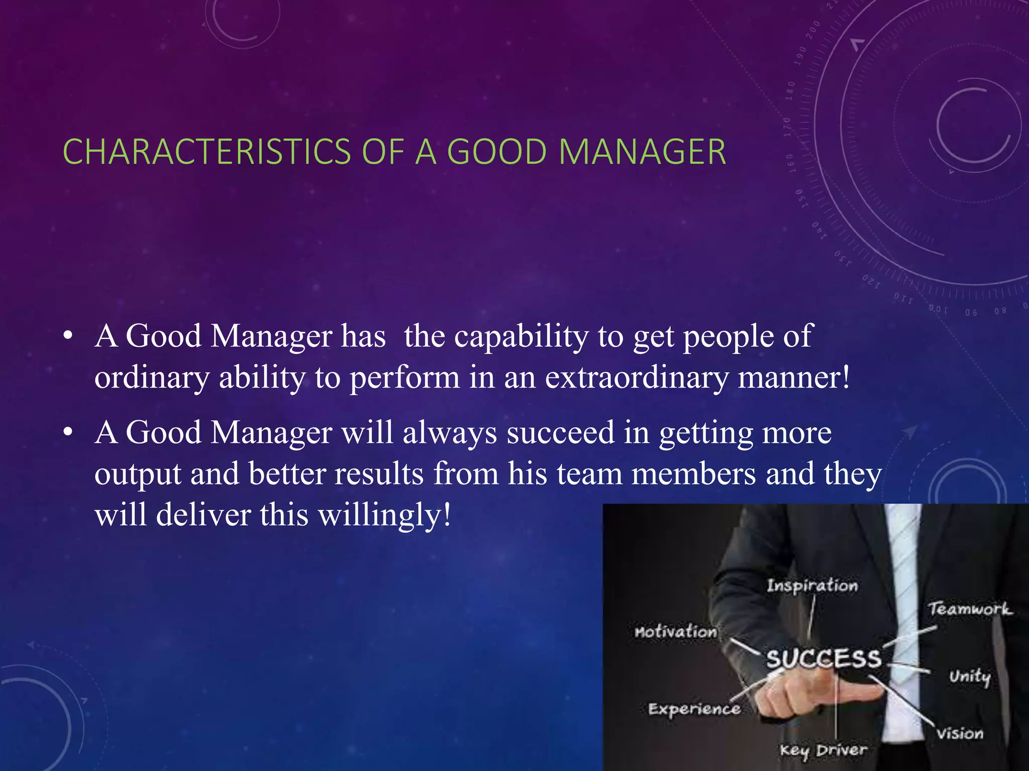 ROLE OF A MANAGER | PPTX