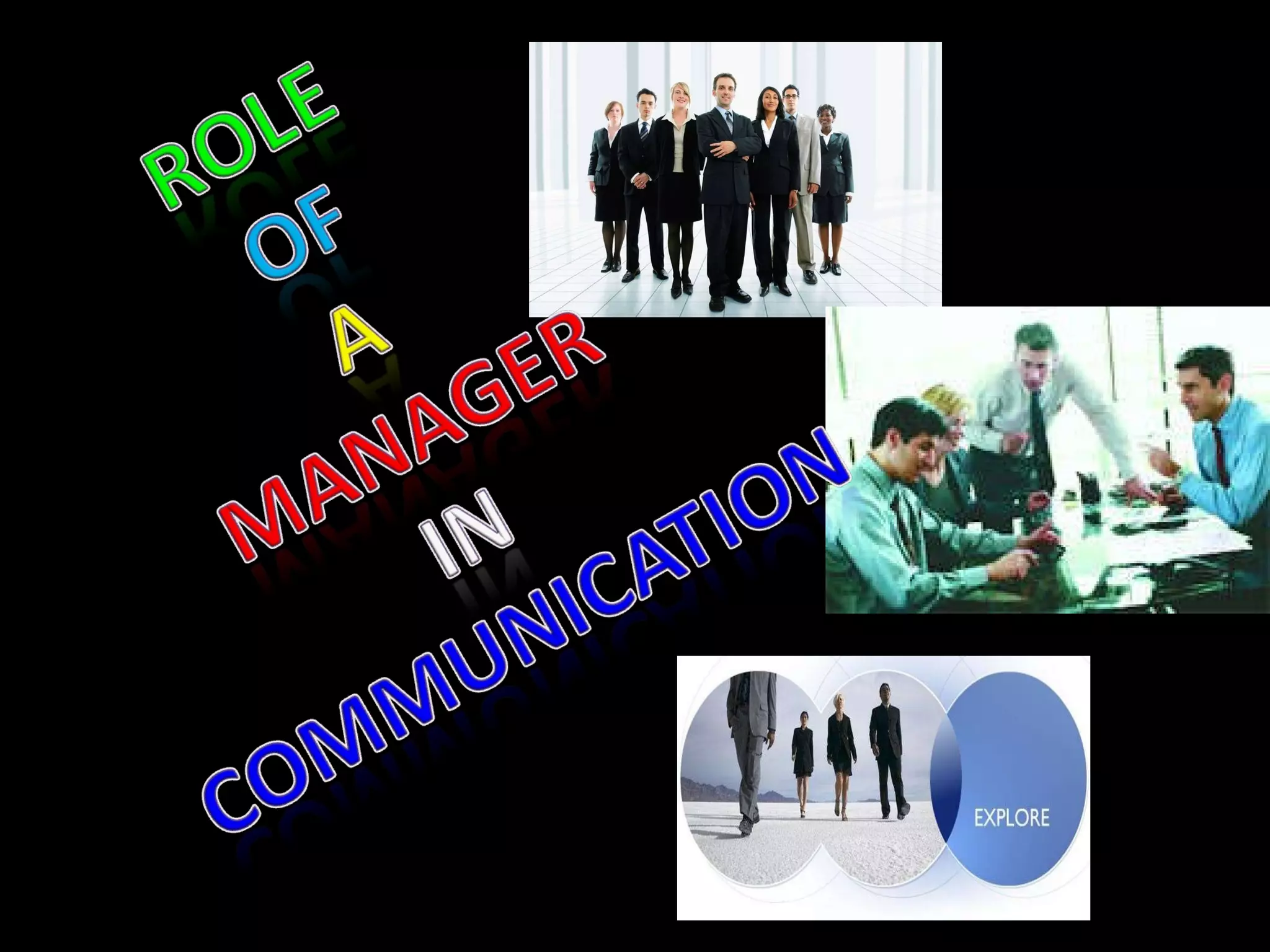 Role Of A Manager In Communication | PPT