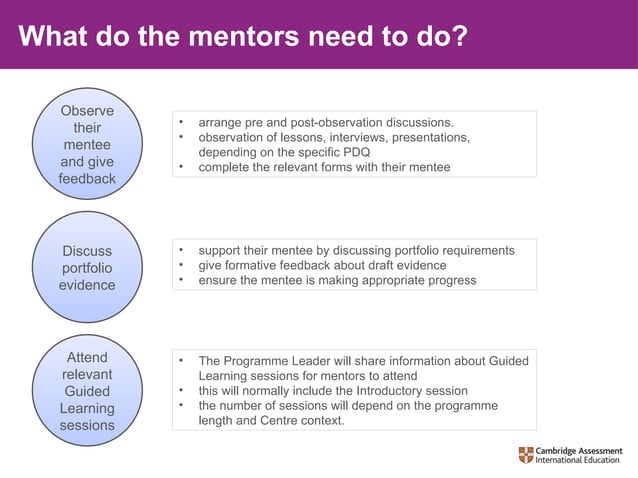 Role of a Mentor - pdq British council powerpoint | PPT