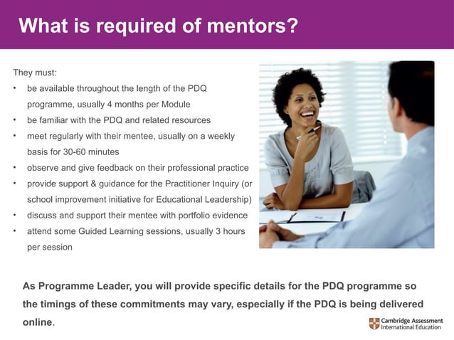 Role of a Mentor - pdq British council powerpoint | PPT