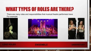 Role of a musical theatre performer final | PPTX