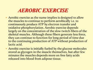 Anaerobic Exercise Definition