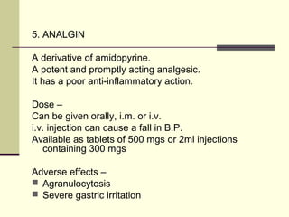Role of analgesics in exodontics | PPT | Digestive Disorders | Diseases ...