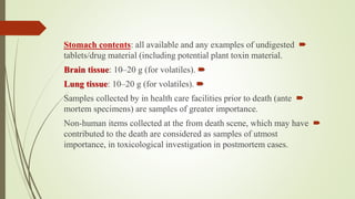 Role of analysis in forinsic toxicology | PPTX