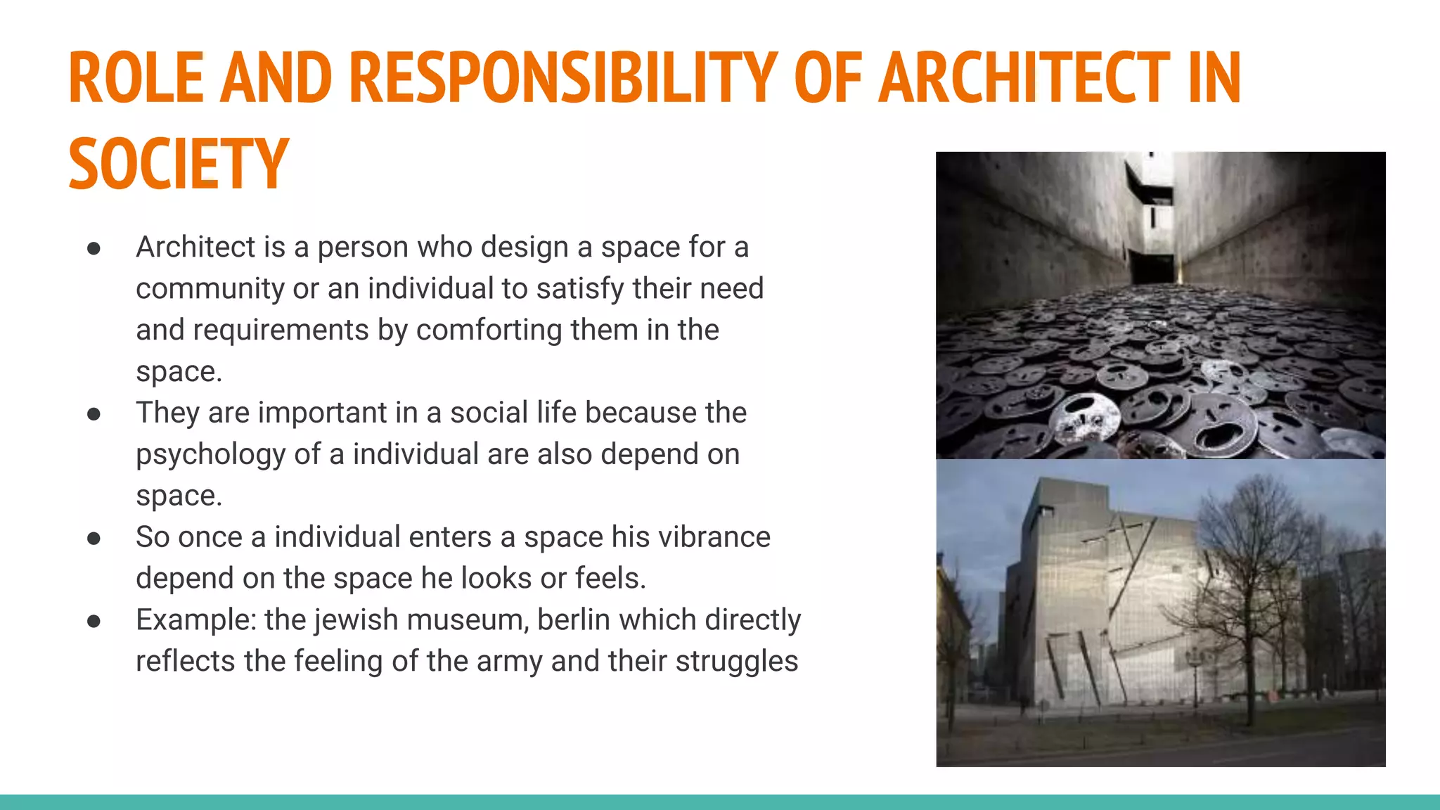 Role of an architect | PPTX