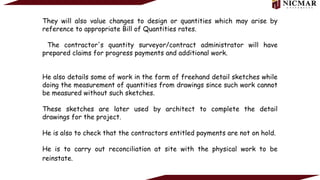 Role of an Quantity Surveyor in construction industry | PPT