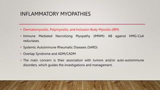 THE ROLE OF ANTIBODIES IN MUSCLE DISORDERS | PPTX