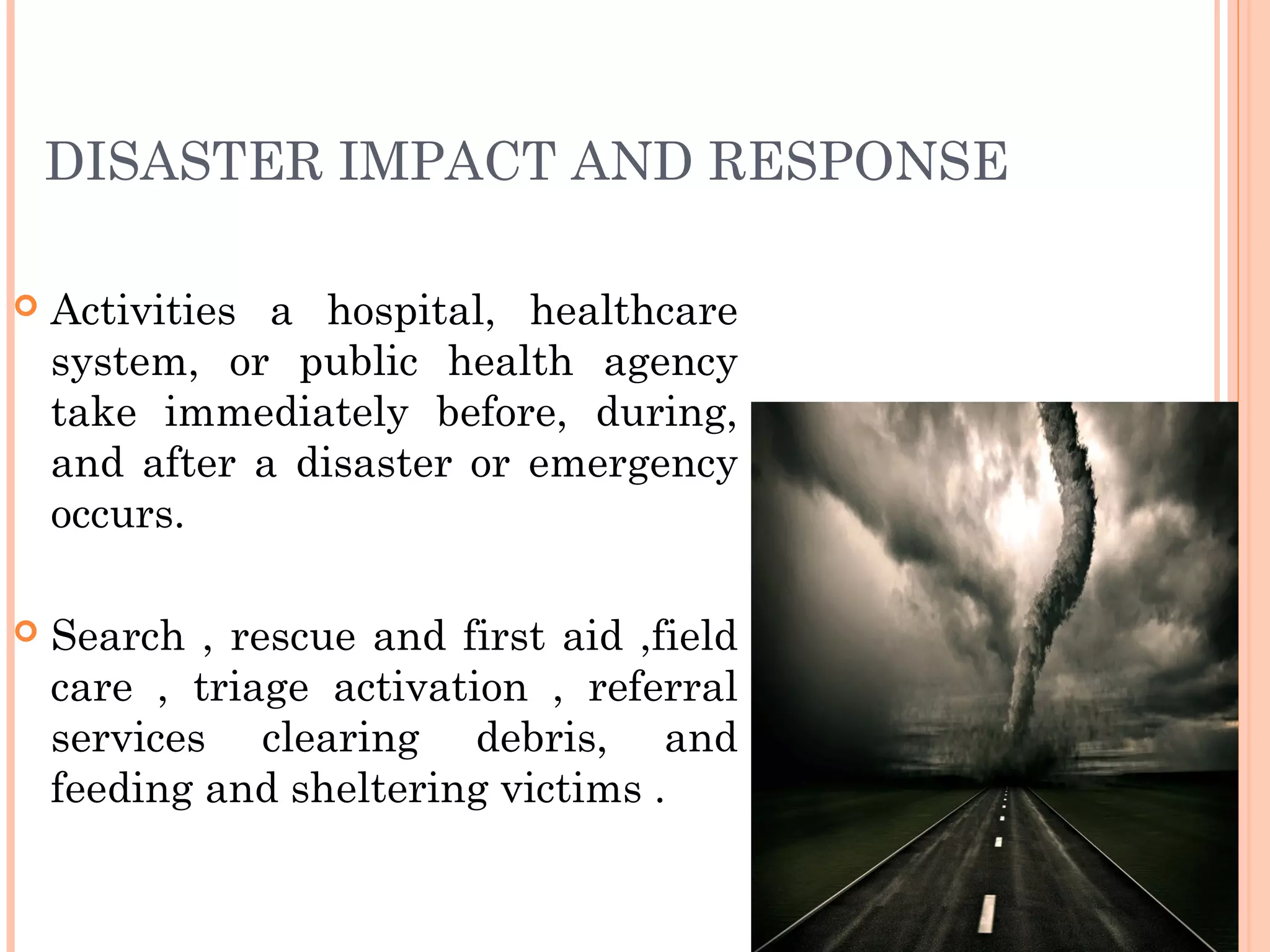 Role of a nurse in disaster management | PPT
