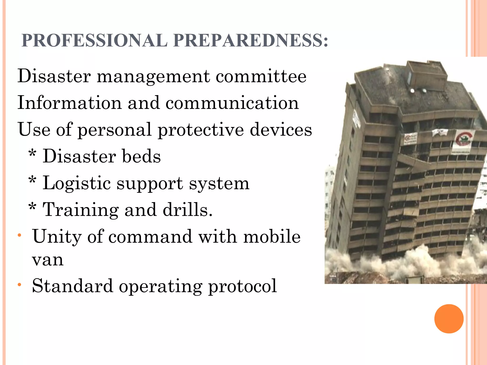 Role of a nurse in disaster management | PPT