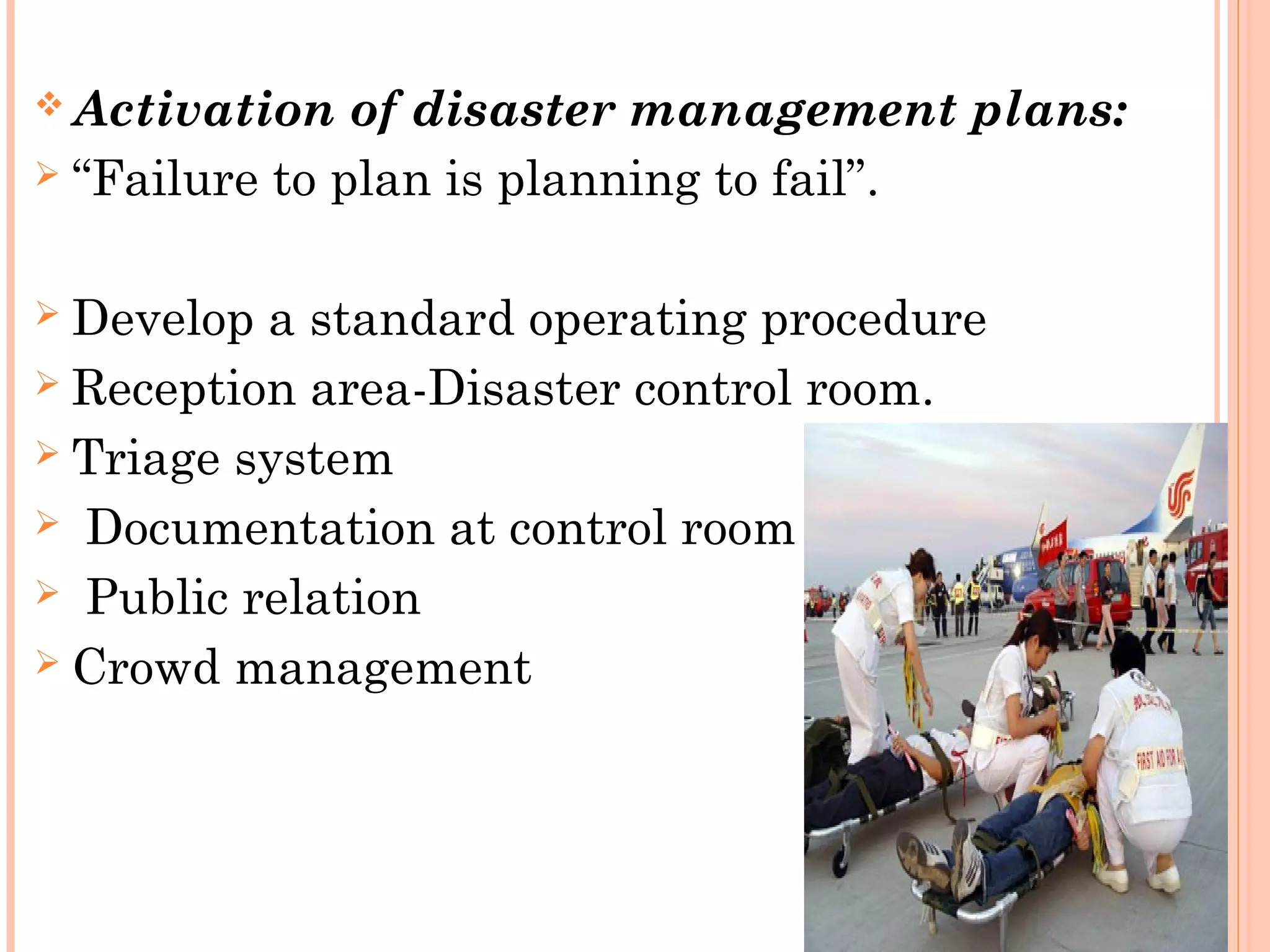 Role of a nurse in disaster management | PPT