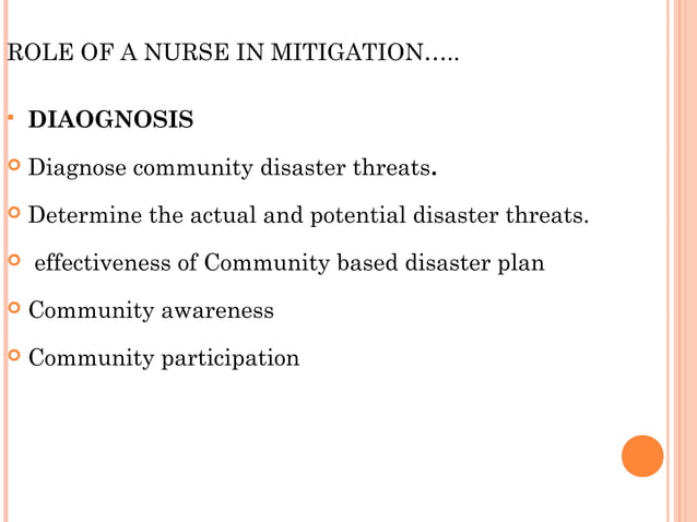 Role of a nurse in disaster management | PPT | First Aid | Injuries