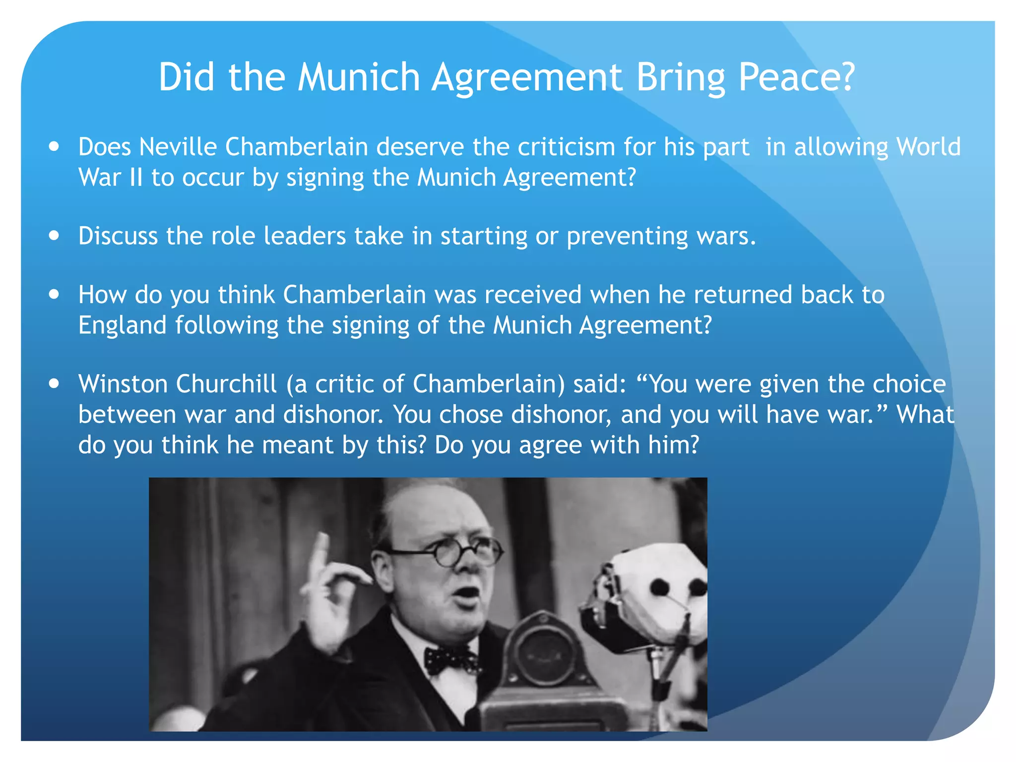 Role of appeasement | PPTX