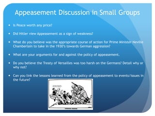 Role of appeasement | PPTX