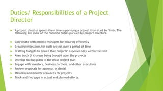 Role of a Project Director in an Organization.pdf