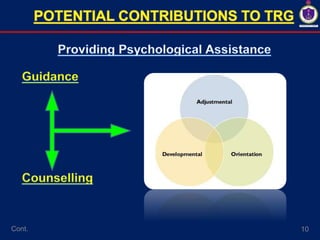 Role of a psychologist in naval training | PPTX