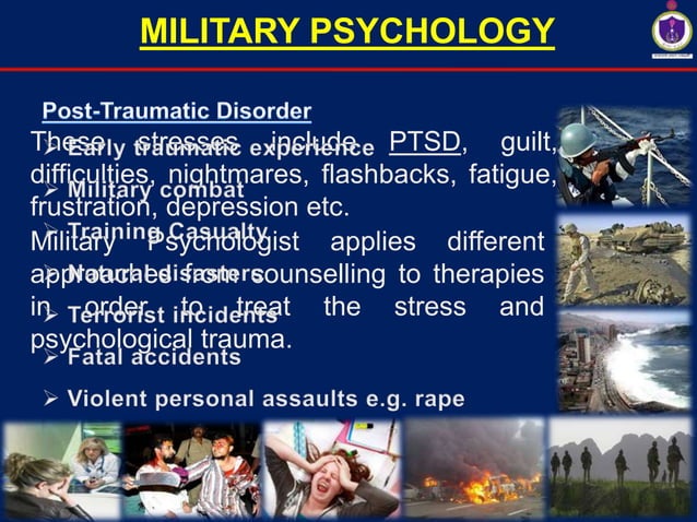 Role of a psychologist in naval training | PPT