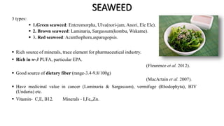 Role of aquatic resources in food and nutrition | PPT