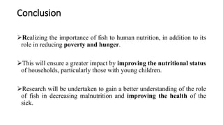 Role of aquatic resources in food and nutrition | PPT