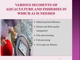 Role of Artificial intelligence in Aquaculture and Fisheries.. by Aabid ...