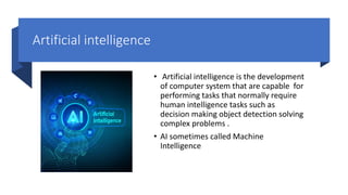 Role of artificial intelligence in health care | PPT