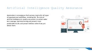Role Of Artificial Intelligence In Quality Assurance (2).pptx