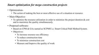 Role of artificial intellligence in construction engg & management | PPTX