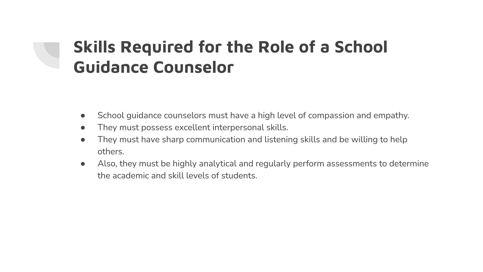 Importance of Role of a School Guidance Counselor | PPT