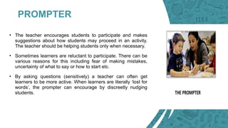 Role of a teacher in class-Session 2.pptx
