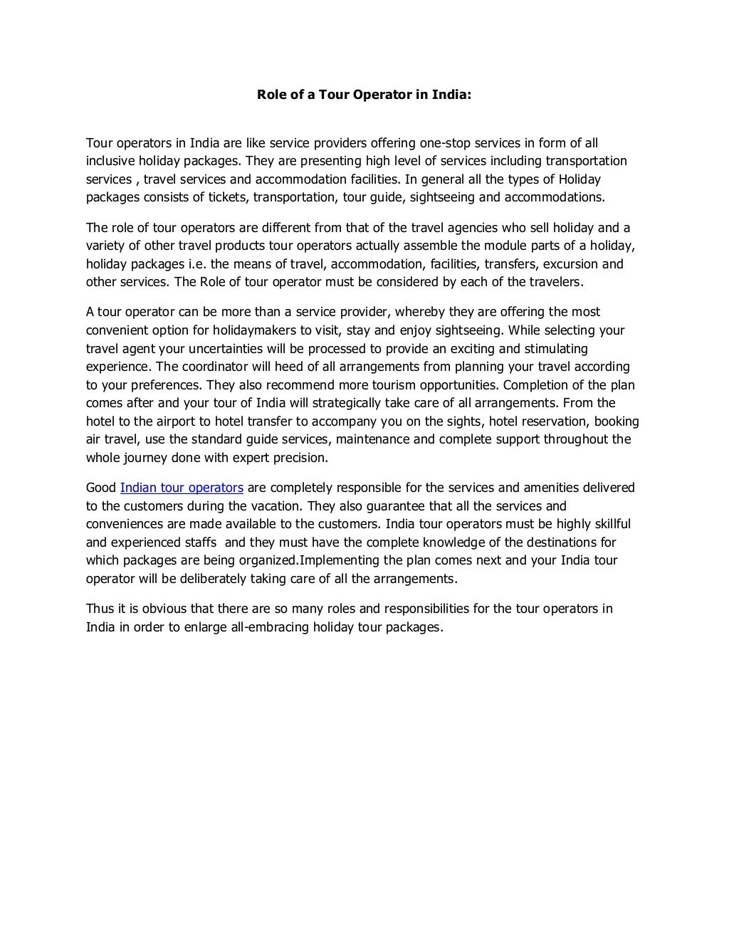 role-of-a-tour-operator-in-india