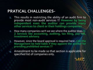 Role of Auditor in the Corporate World | PPTX