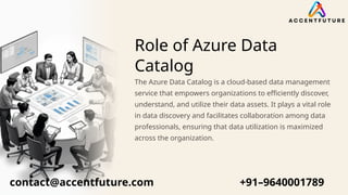 Role of Azure Data Catalog in Data Discovery | PPTX