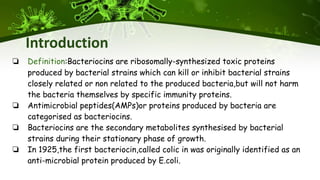 Role of bacteriocins in food safety | PDF