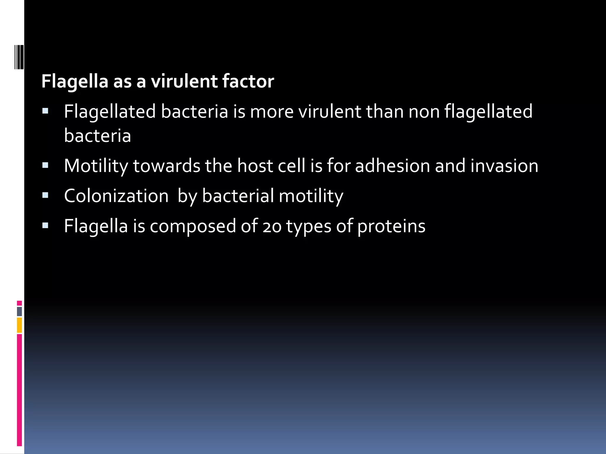 Role of bacterial organelles in virulence | PPTX