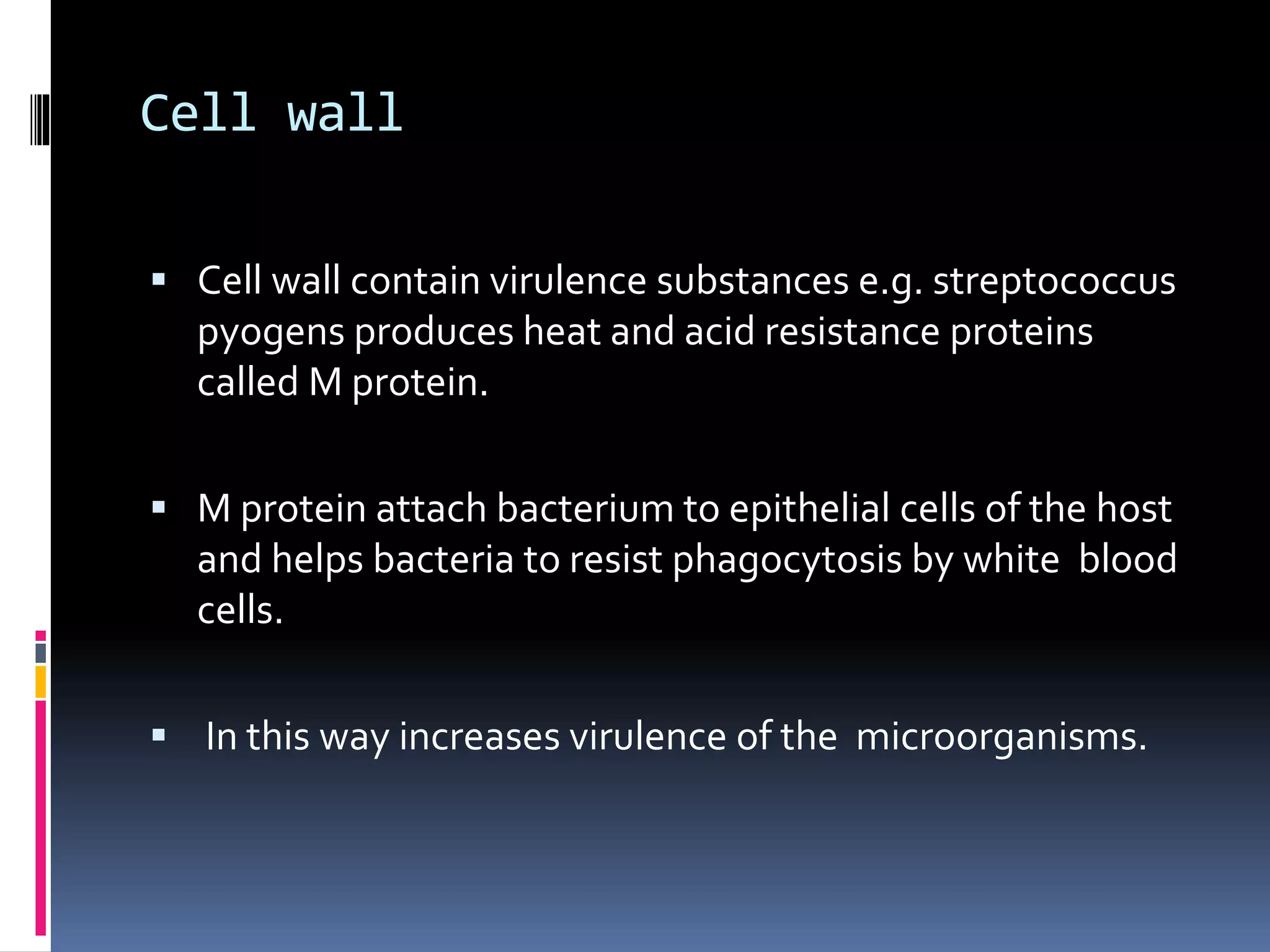 Role of bacterial organelles in virulence | PPTX